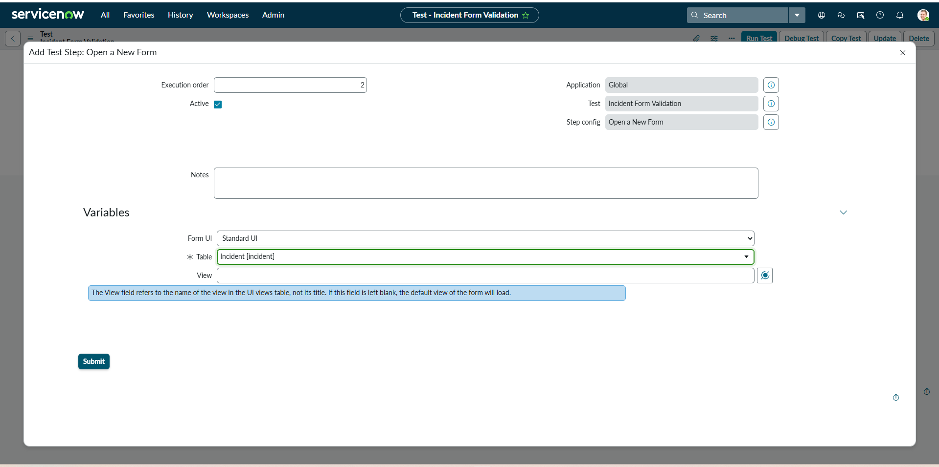 ServiceNow ATF: Automatically Test Incident & Form Validation - Iqbal ...