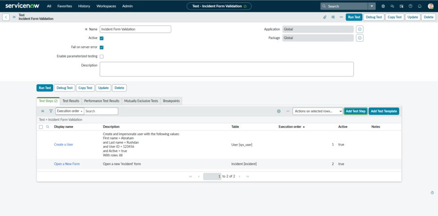 ServiceNow ATF: Automatically Test Incident & Form Validation - Iqbal ...