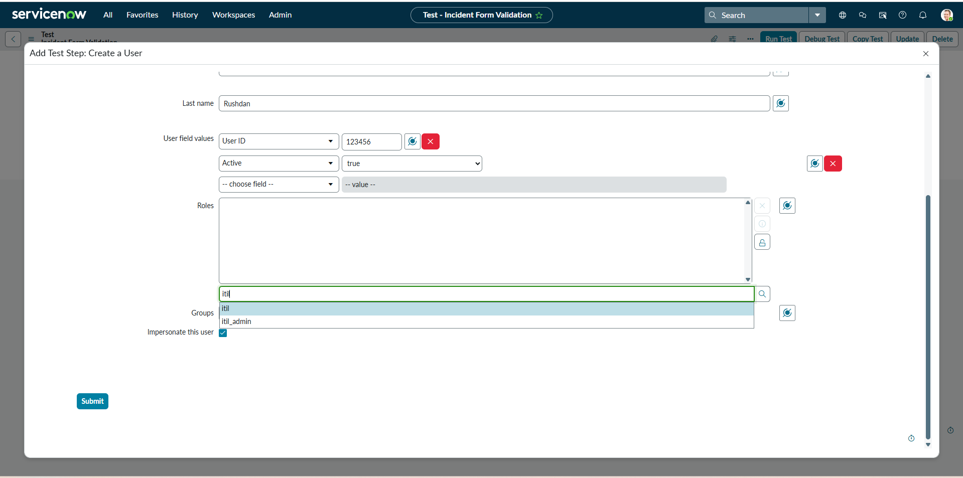 ServiceNow ATF: Automatically Test Incident & Form Validation - Iqbal ...